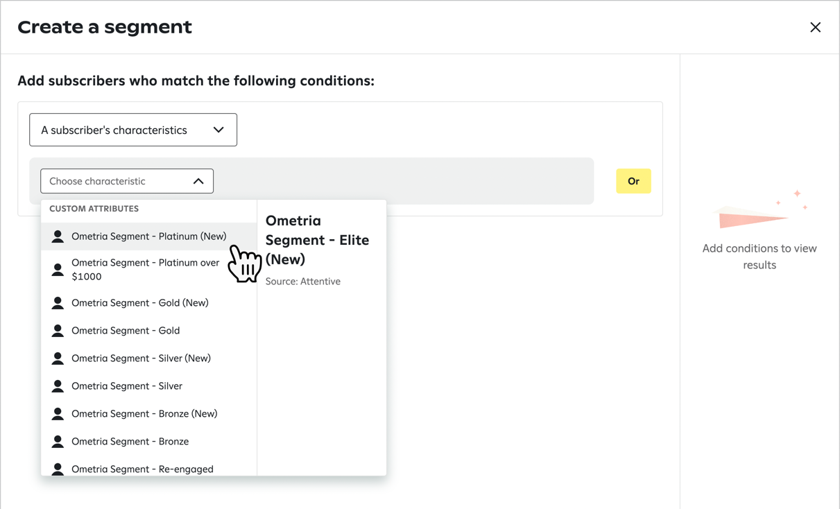Ometria-Attentive Segment Sync – Attentive