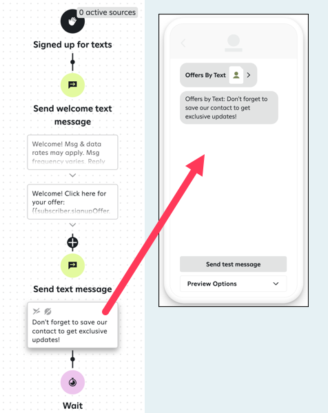Create a welcome journey – Attentive