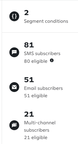 Create a dynamic segment (Attentive SMS & Email)