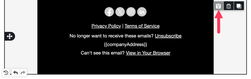 Add a header and footer to your email (Attentive SMS & Email)