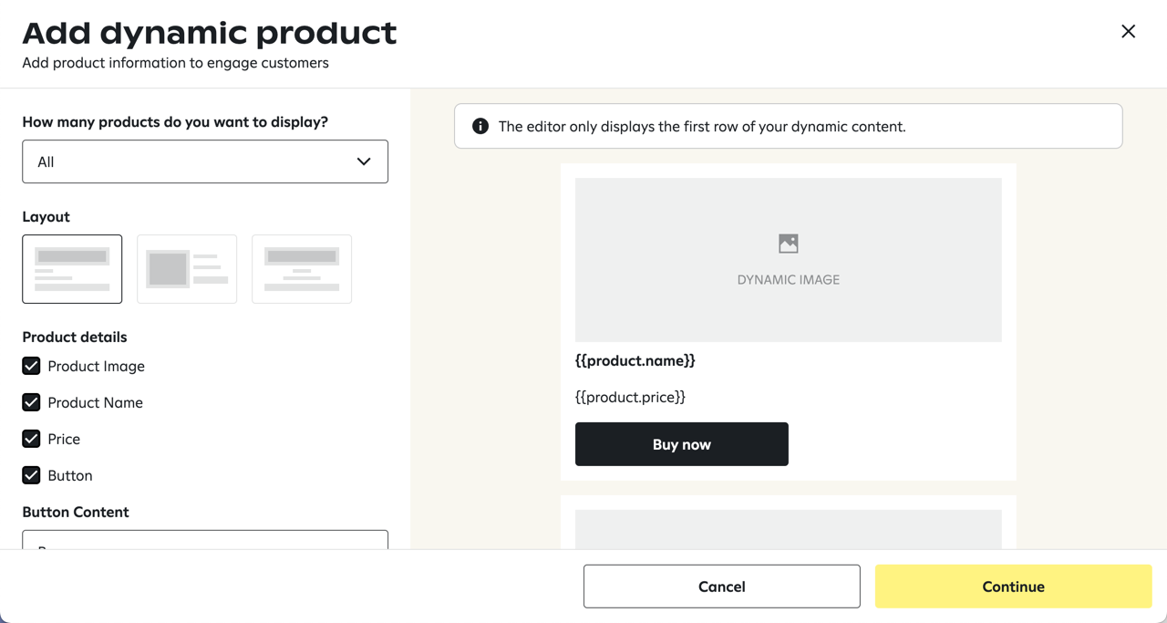 Add dynamic product images to your triggered emails – Attentive