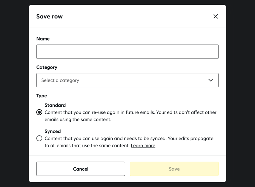 Design your email – Attentive