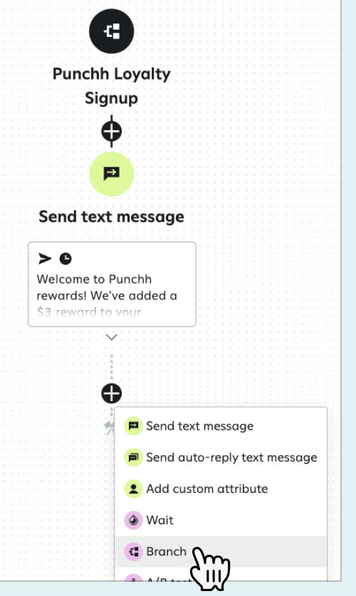 Punchh: Create a Punchh loyalty journey – Attentive