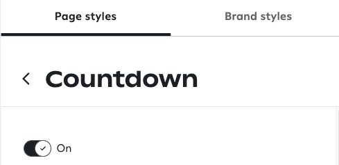 Countdown timer – Attentive
