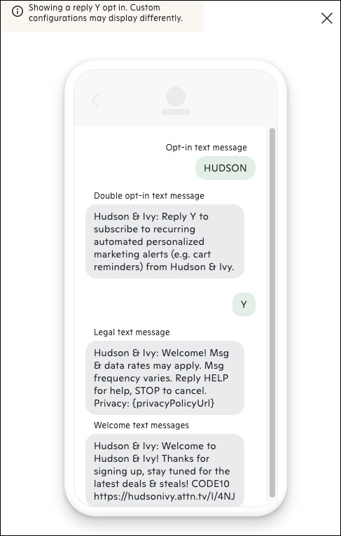 Manage Text-to-Join campaigns – Attentive