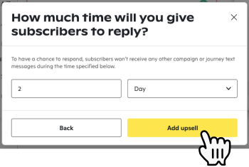 Tutorial: Create a Recharge reply-to-buy journey – Attentive